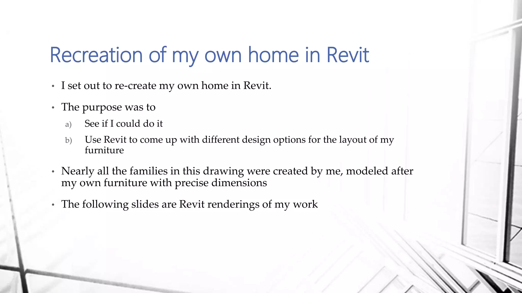 Revit House Project | PPTX
