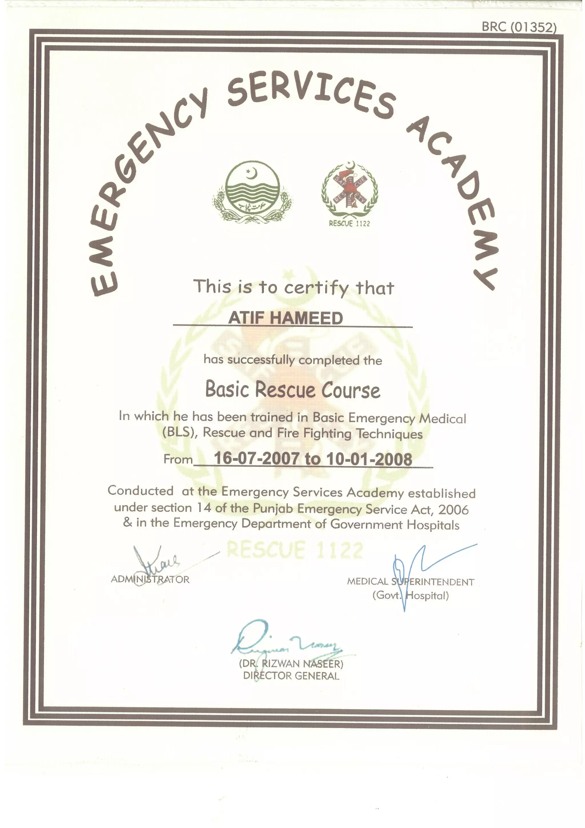 Basic Fire,Medical & Rescue Course | PDF | First Aid | Injuries