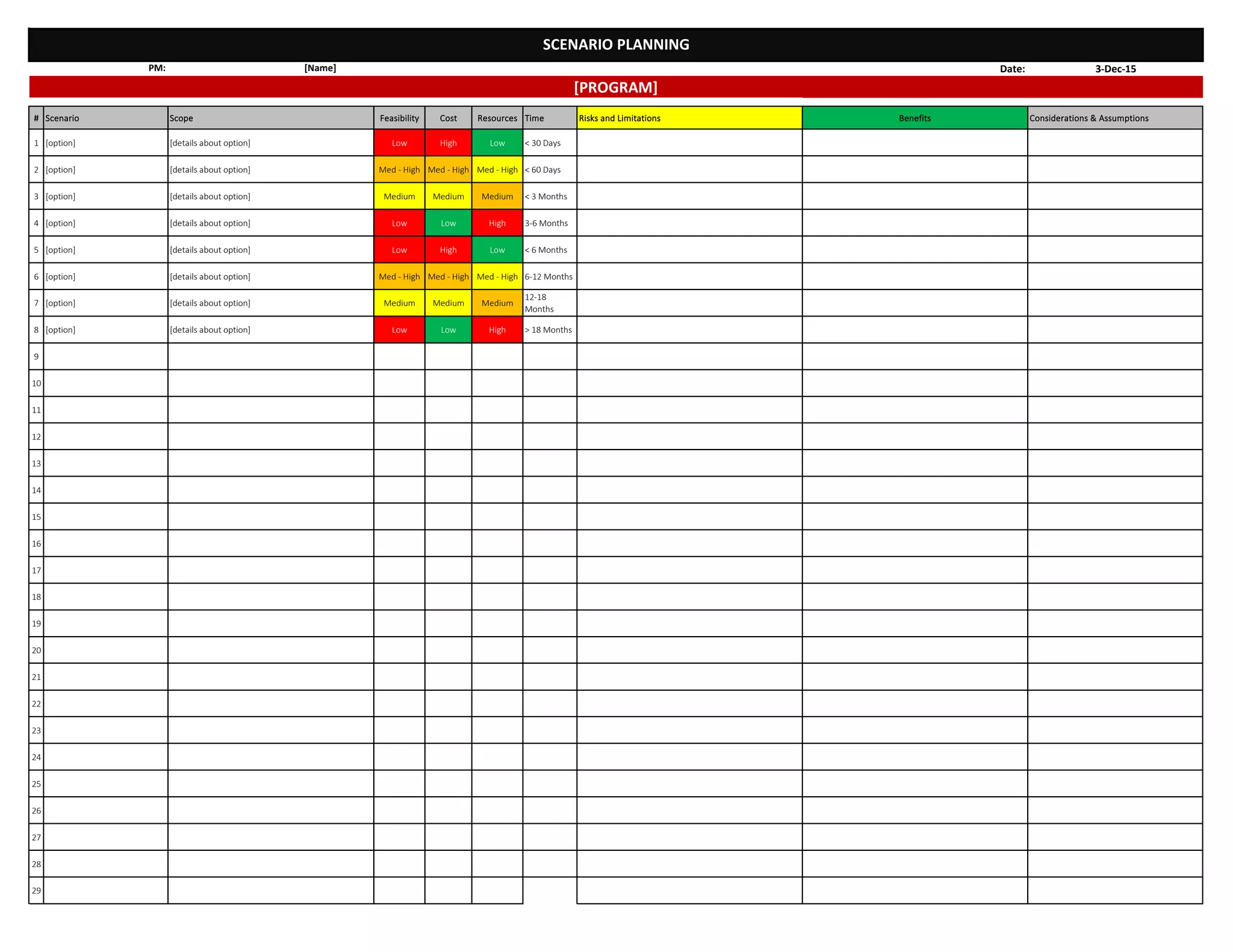 Program Workkit - Planning Documents_v1 | PDF