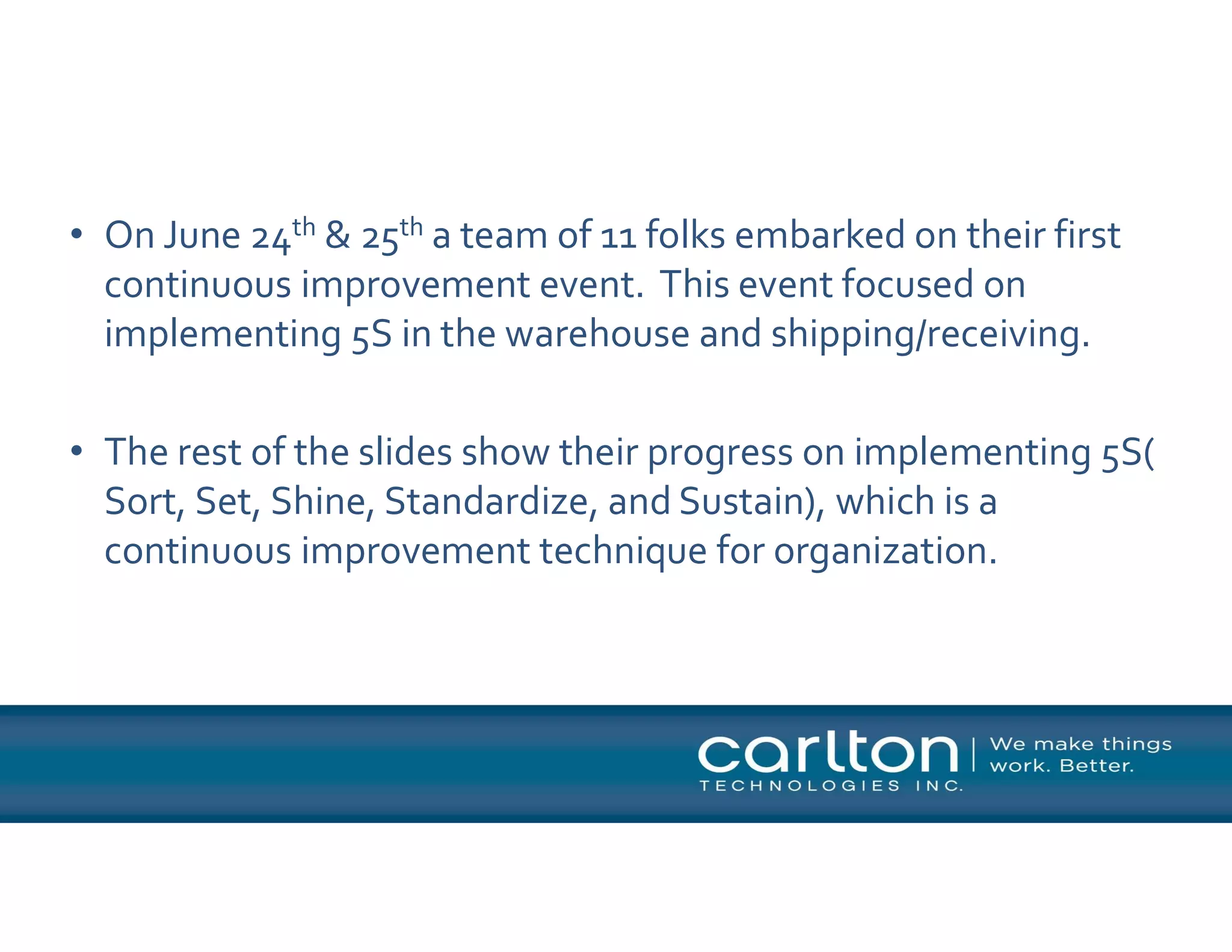 5S Warehouse Implementation Success Story | PDF