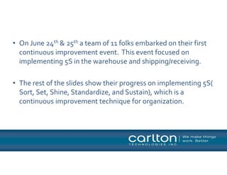 5S Warehouse Implementation Success Story | PDF