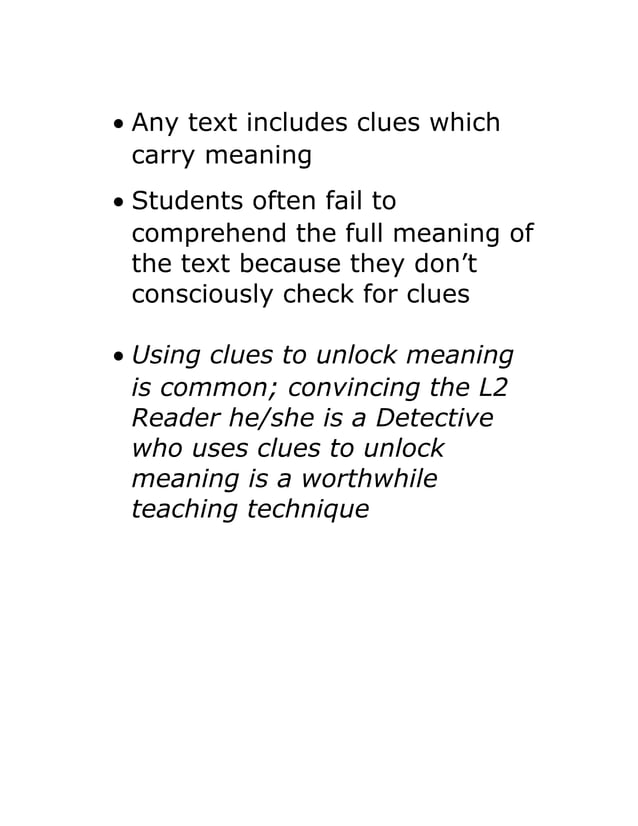 L2 Reader - Presentation | PDF