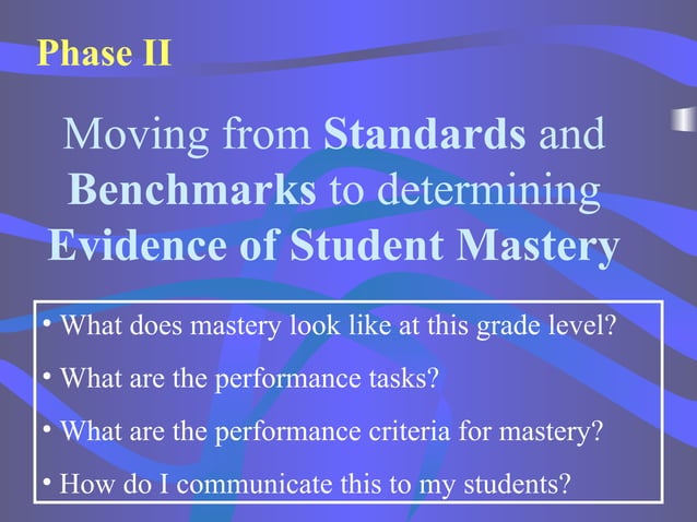 Office of Standards Based Instruction - Overview | PPT