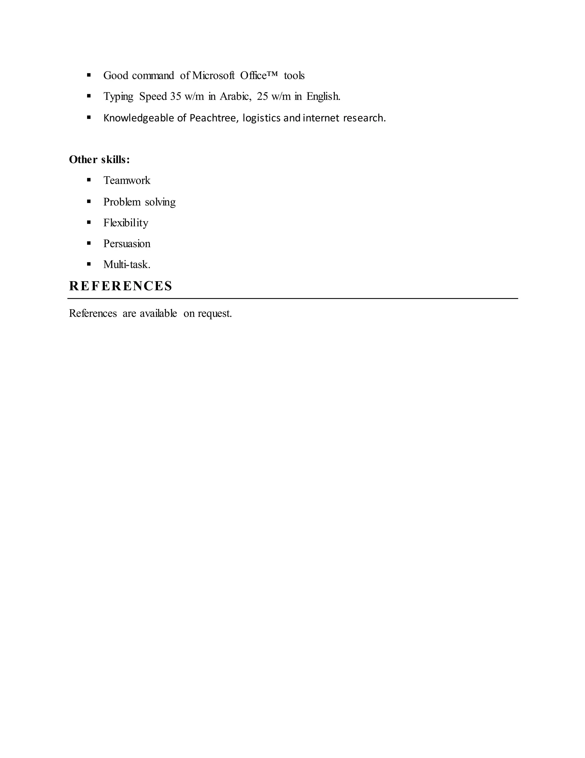 hadeer fathi cv. | DOCX | Business and Finance