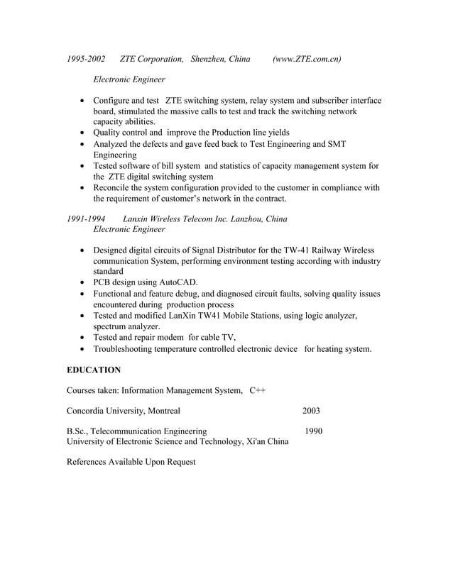 Kelly Fan Resume | PDF