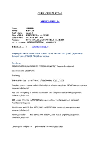 cv up date 20015 | DOCX