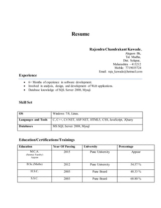 raju_resume | PDF