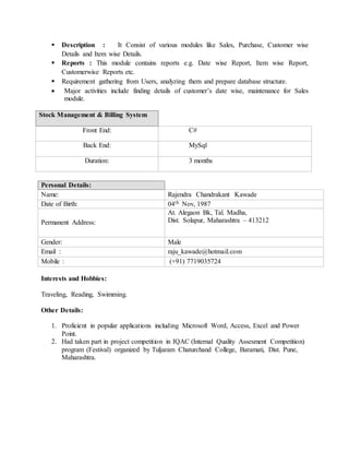 raju_resume | PDF