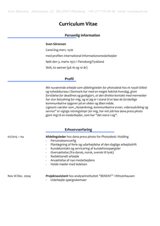 CV_Mai_2015_DK | PDF