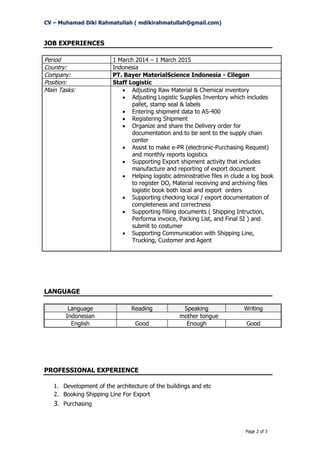 CV diki | PDF