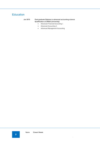 Edward Mwale's CV1 | DOC