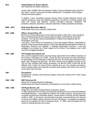 Steve Richards Resume 2015 | DOCX