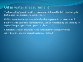 Produced water overview ppt, Oct 2011, M Rashid | PPTX