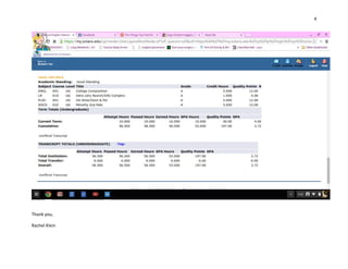 Unofficial transcripts | PPT