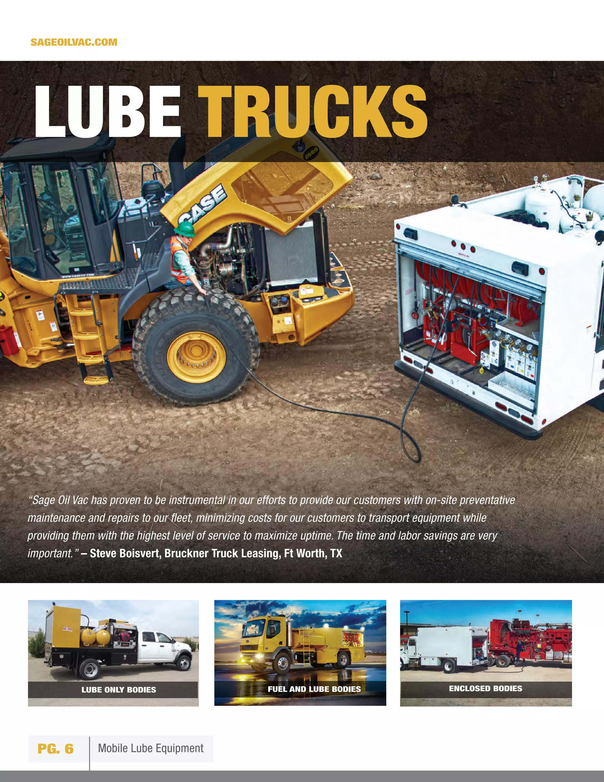 Full Line Brochure -Sage Oil Vac | PDF