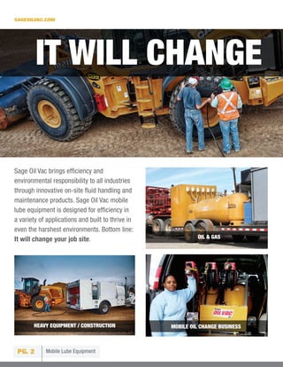 Full Line Brochure -Sage Oil Vac | PDF