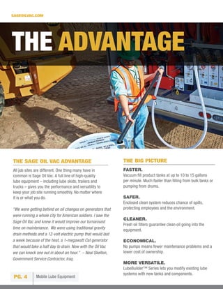 Full Line Brochure -Sage Oil Vac | PDF