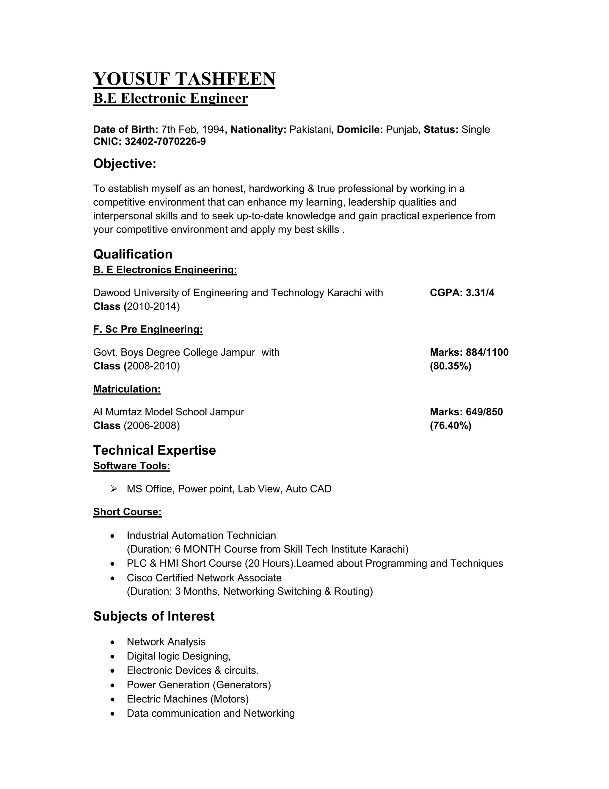 Yousuf Tashfeen | PDF