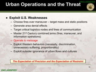 Military Ops in the Urban Littorals PME (160413) | PPTX