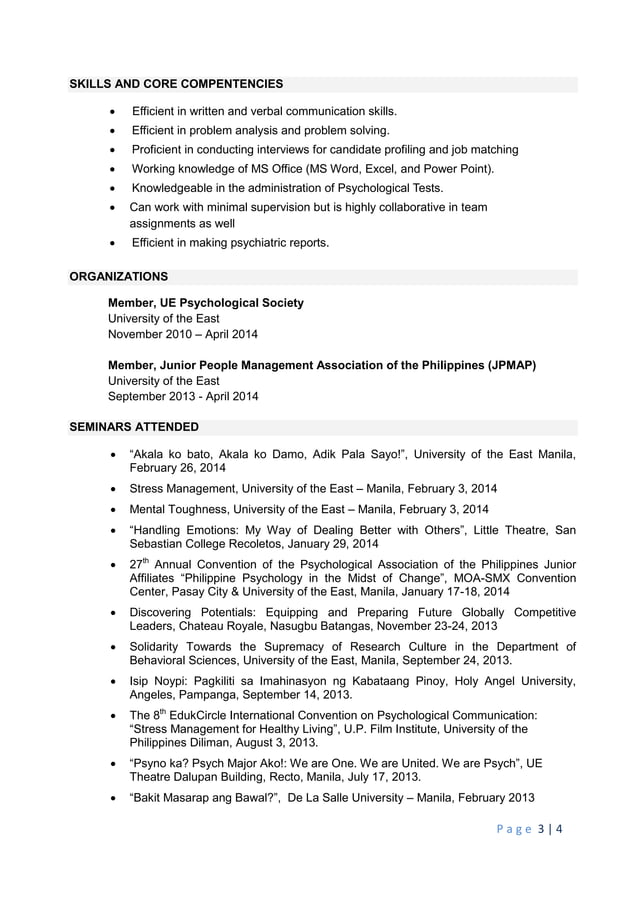 JUSTINE TAN CARRETERO RESUME | PDF | Education