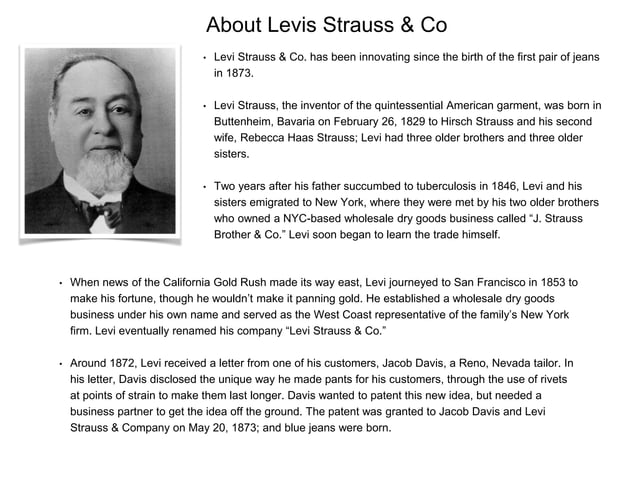 Levi Strauss ppt