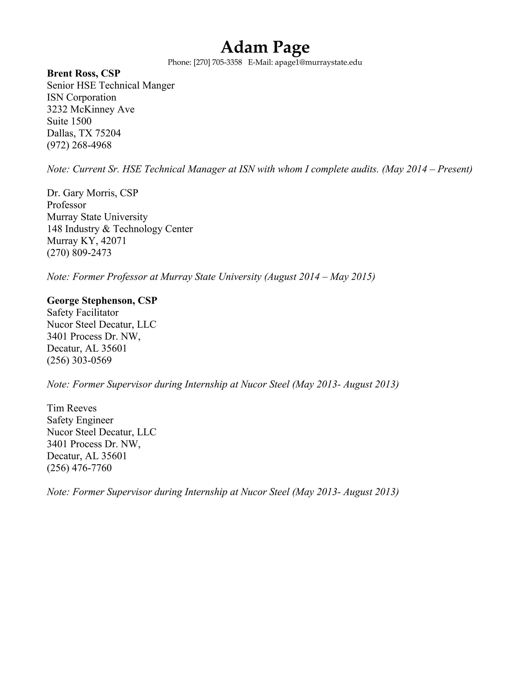 Adam Page Final Resume 6.10.2016