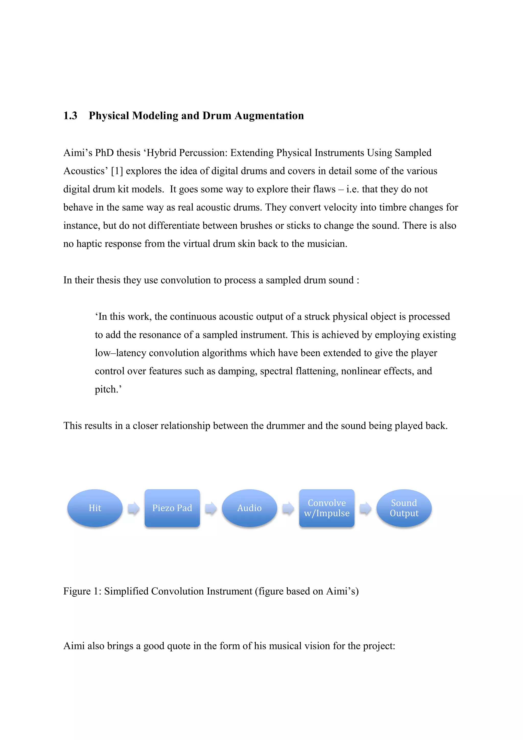 Real Time Drum Augmentation with Physical Modeling | PDF | Digital ...