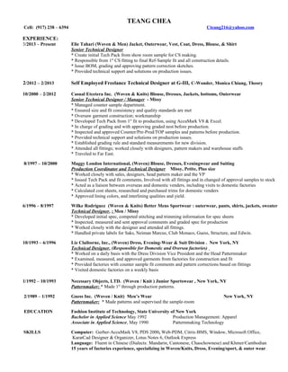 Resume2016 | DOC