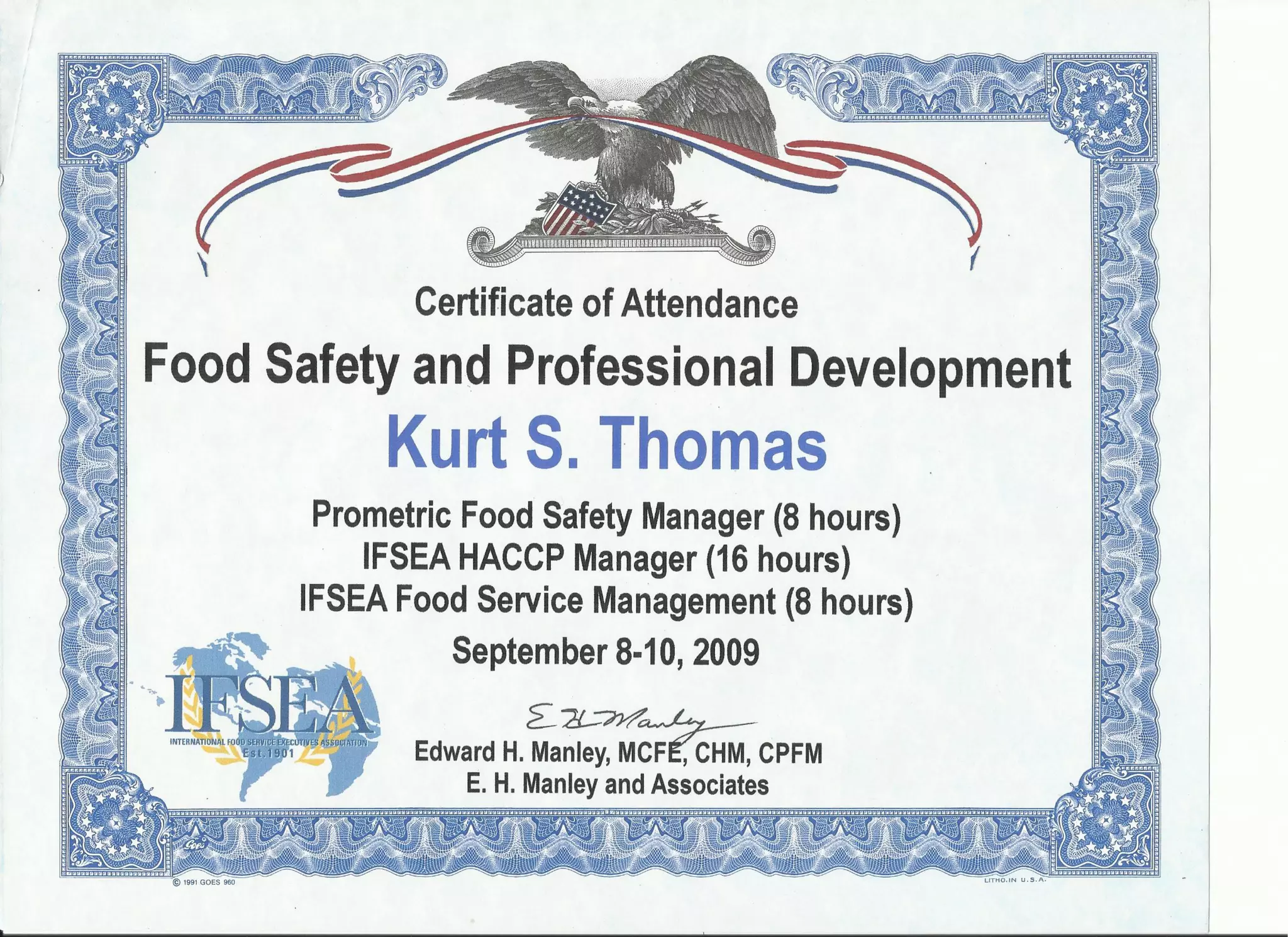 Food Safety Certified | PDF