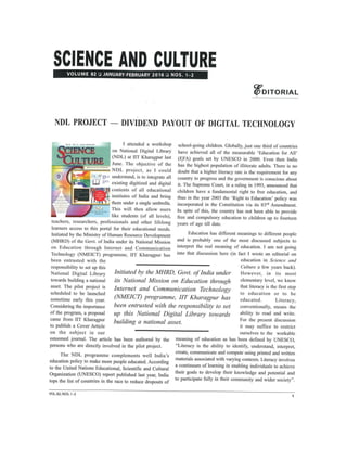 Science & Culture Article with Editorial & Cover | PDF