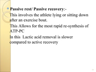 fatigue and recovery | PPT