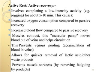 fatigue and recovery | PPT