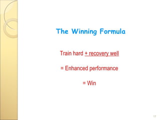 fatigue and recovery | PPT