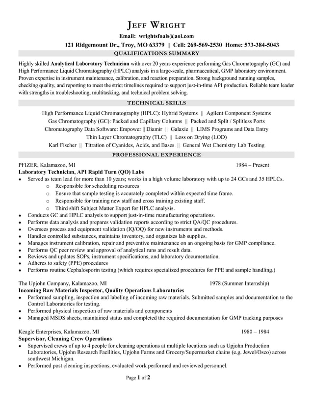 JeffWright_Resume_2015 | PDF