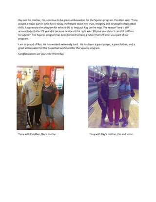 Ray Allen tribute | PDF