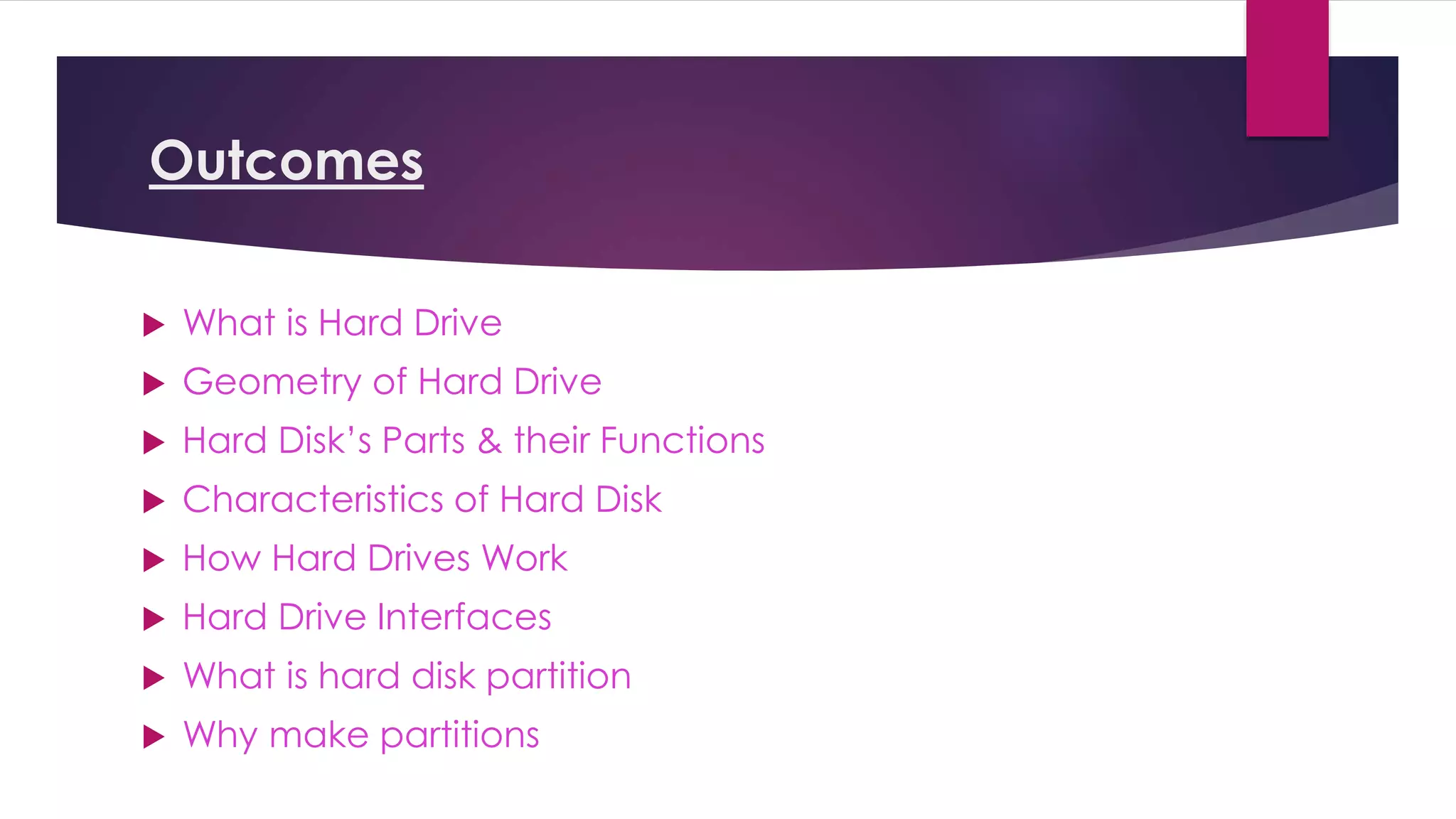 Introduction to Hard Disk Drive by Vishal Garg | PPTX