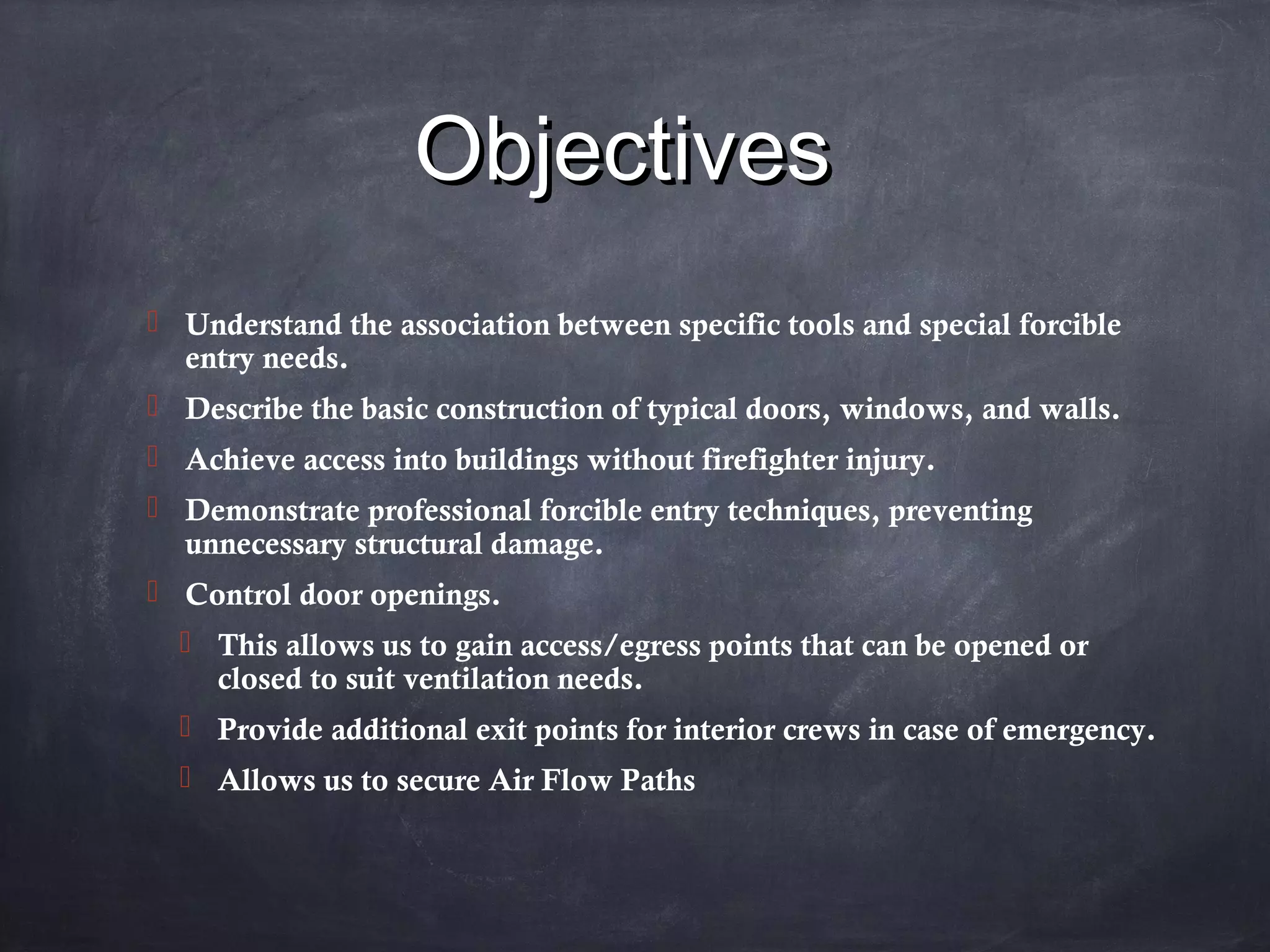 Buffalo Grove Fire Dept Forcible Entry PPT | PPT