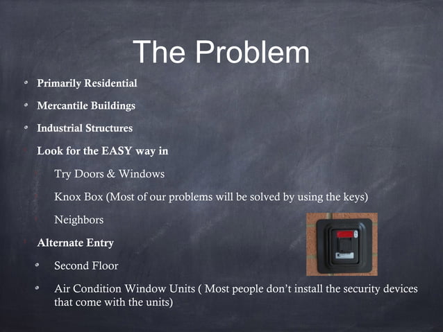 Buffalo Grove Fire Dept Forcible Entry PPT | PPT | Home Security | Home ...