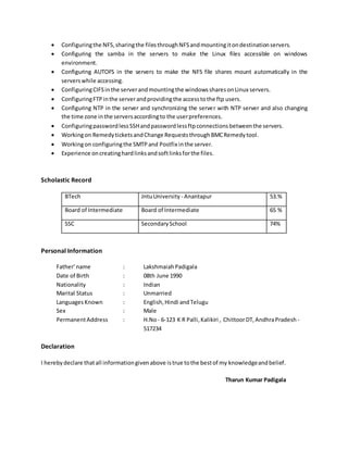 Tharun_Resume_Updated | PDF