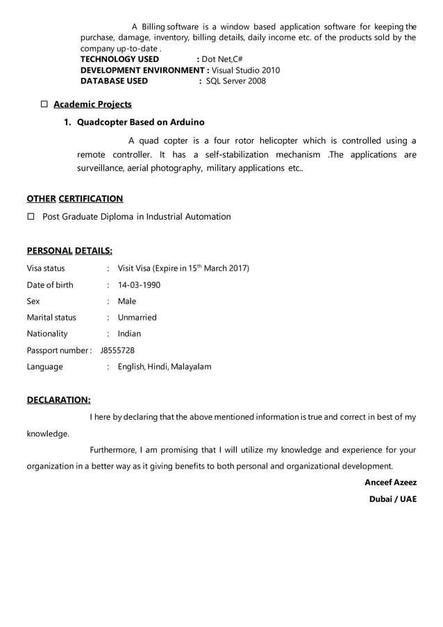 ANCEEF AZEEZ DUBAI CV | DOCX