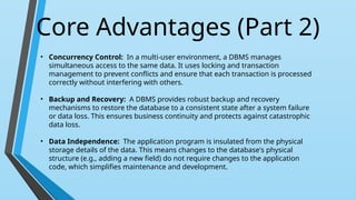 Advantages and Applications of Database Management Systems in Modern ...