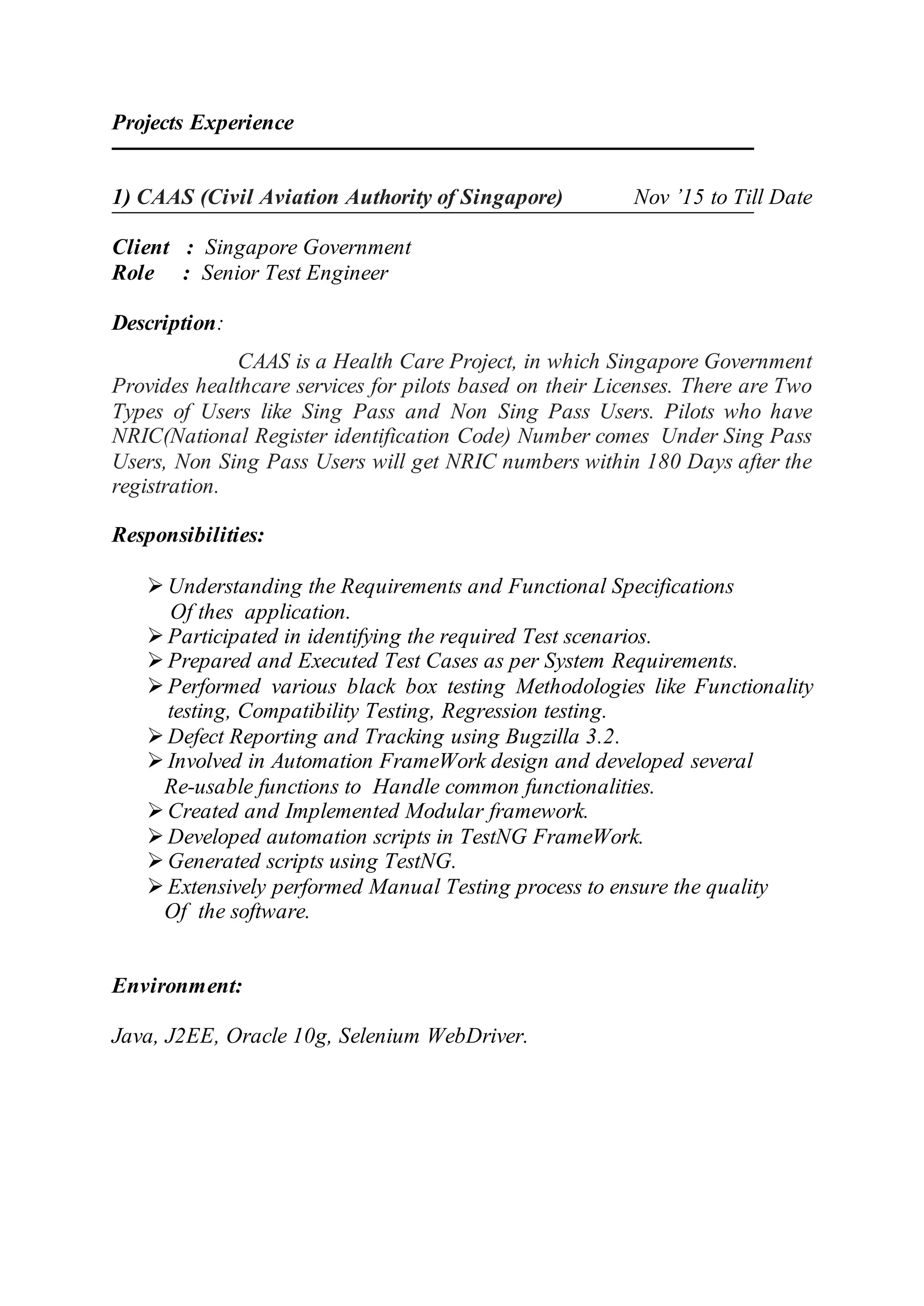 Sandp_Resume 22-12-16 | PDF