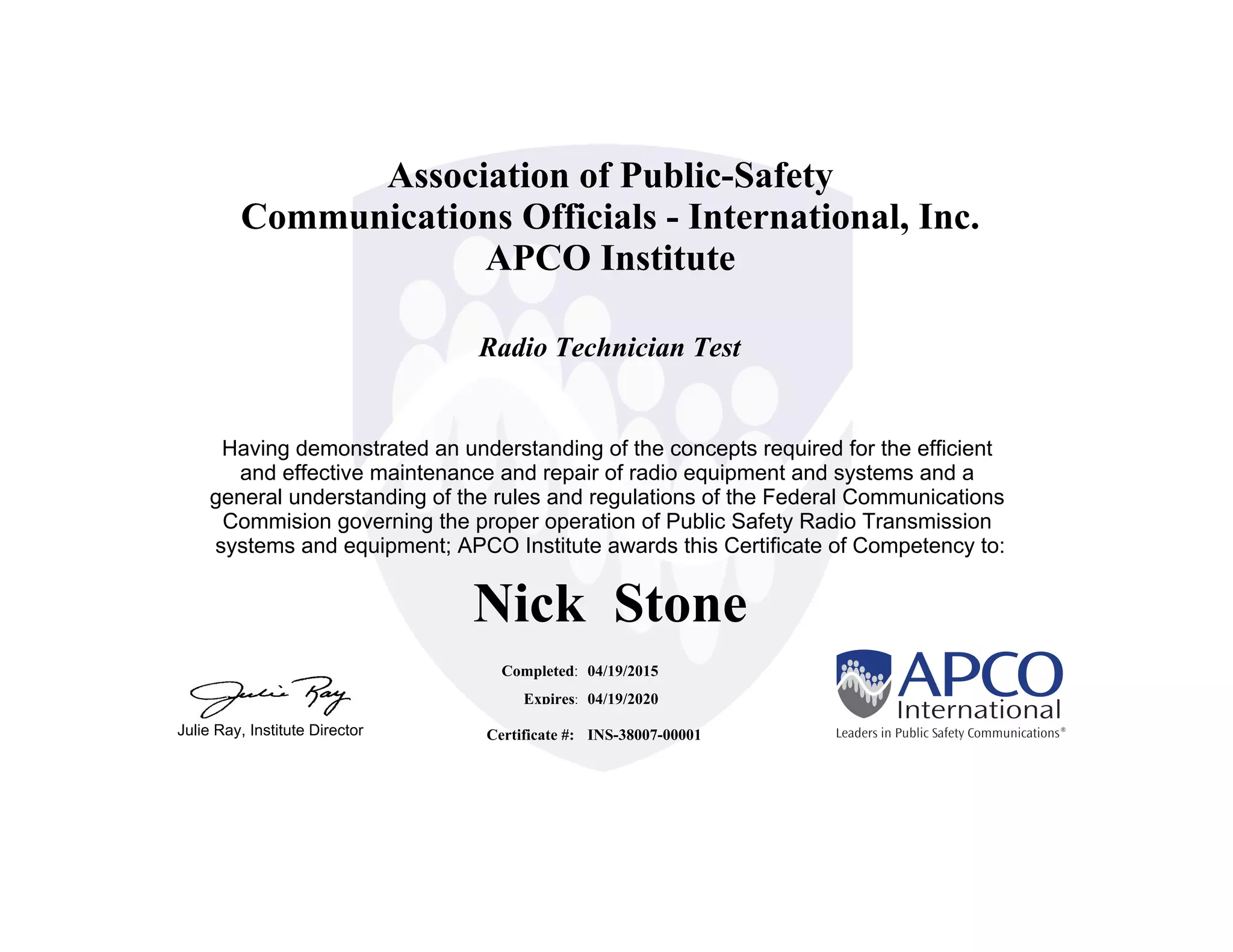 N Stone - Radio Cert | PDF