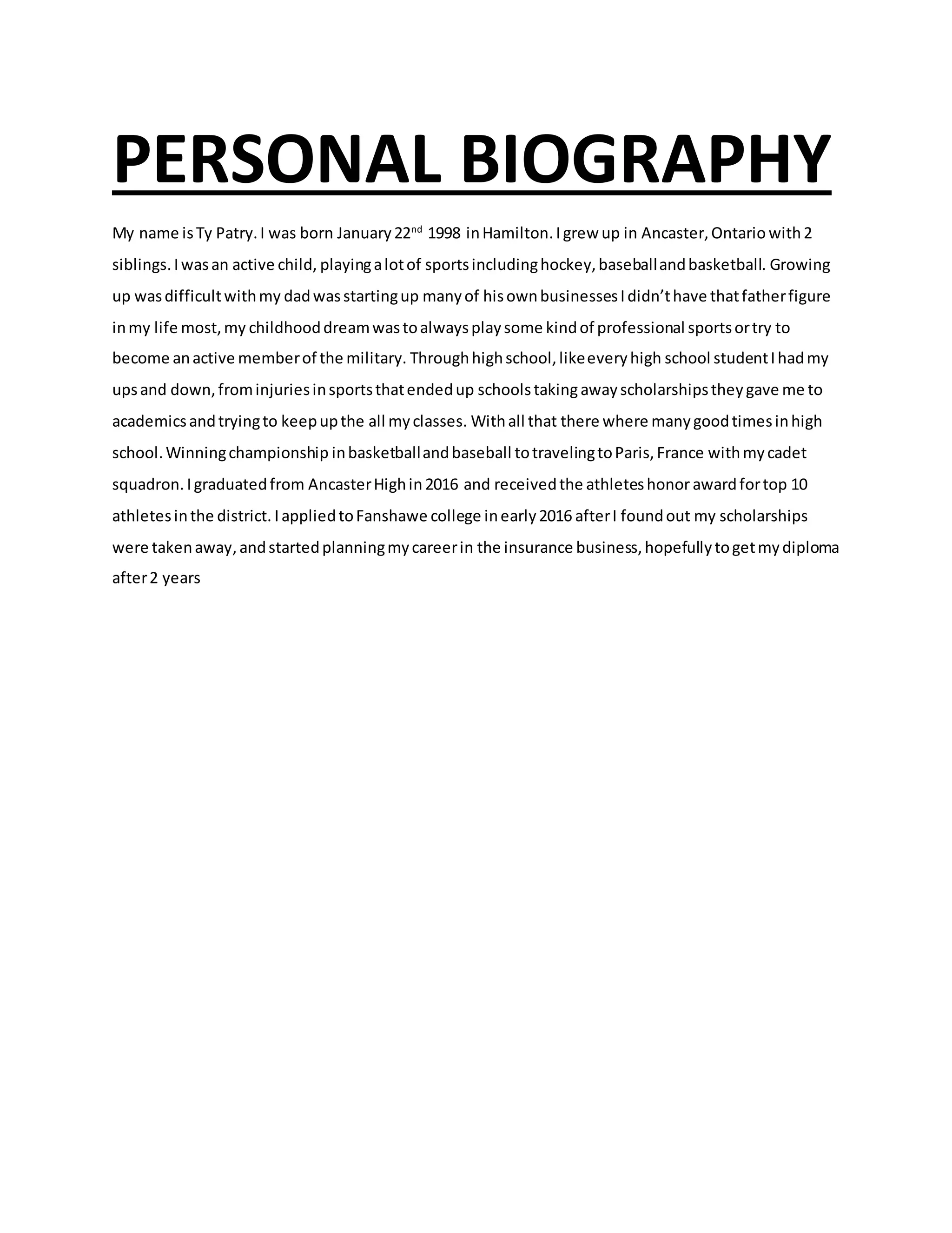 biography | DOCX