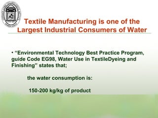 TEXTILE MANUFACTURING PROCESS | PPT