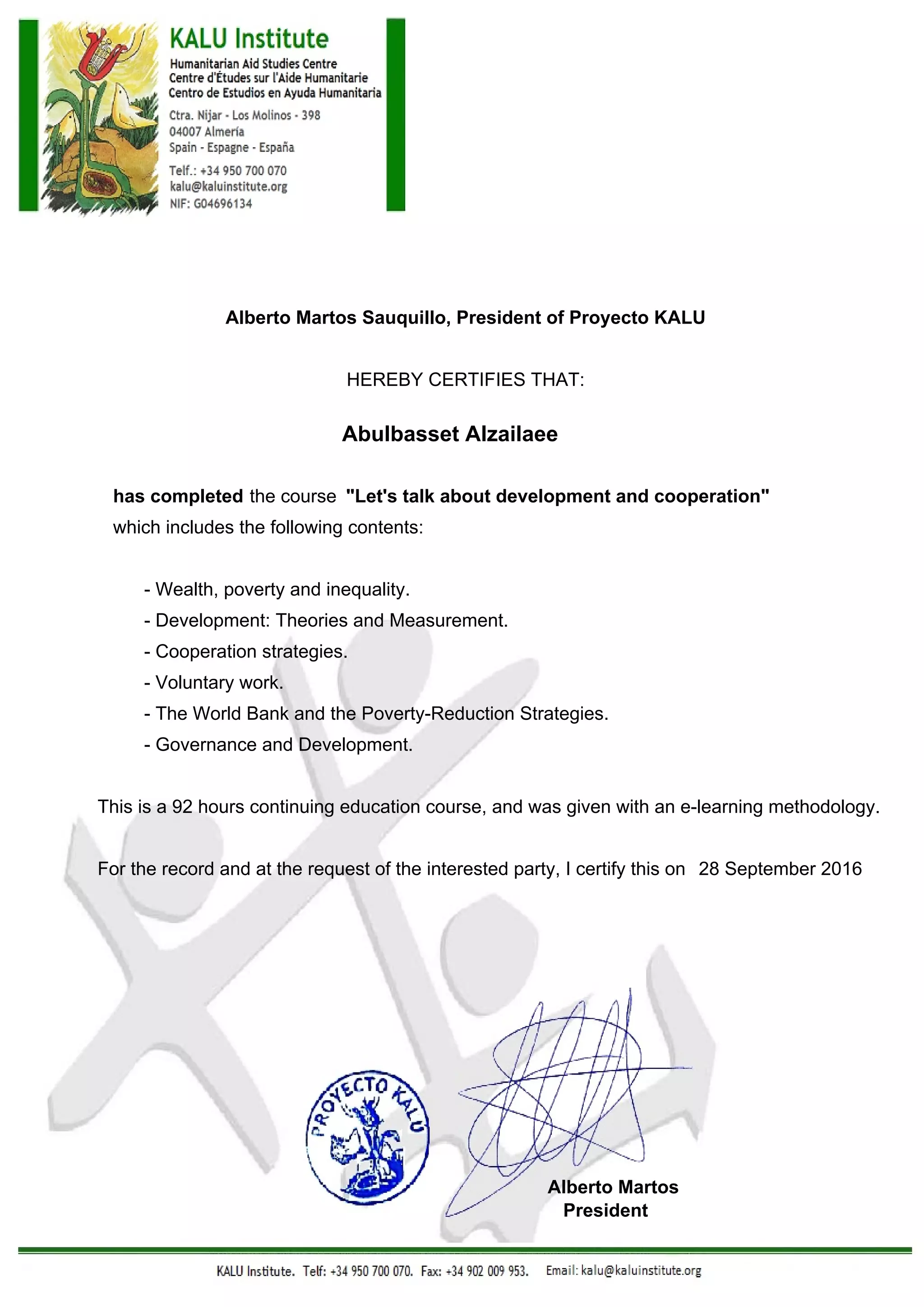 Development_Certificate (1) abady | PDF