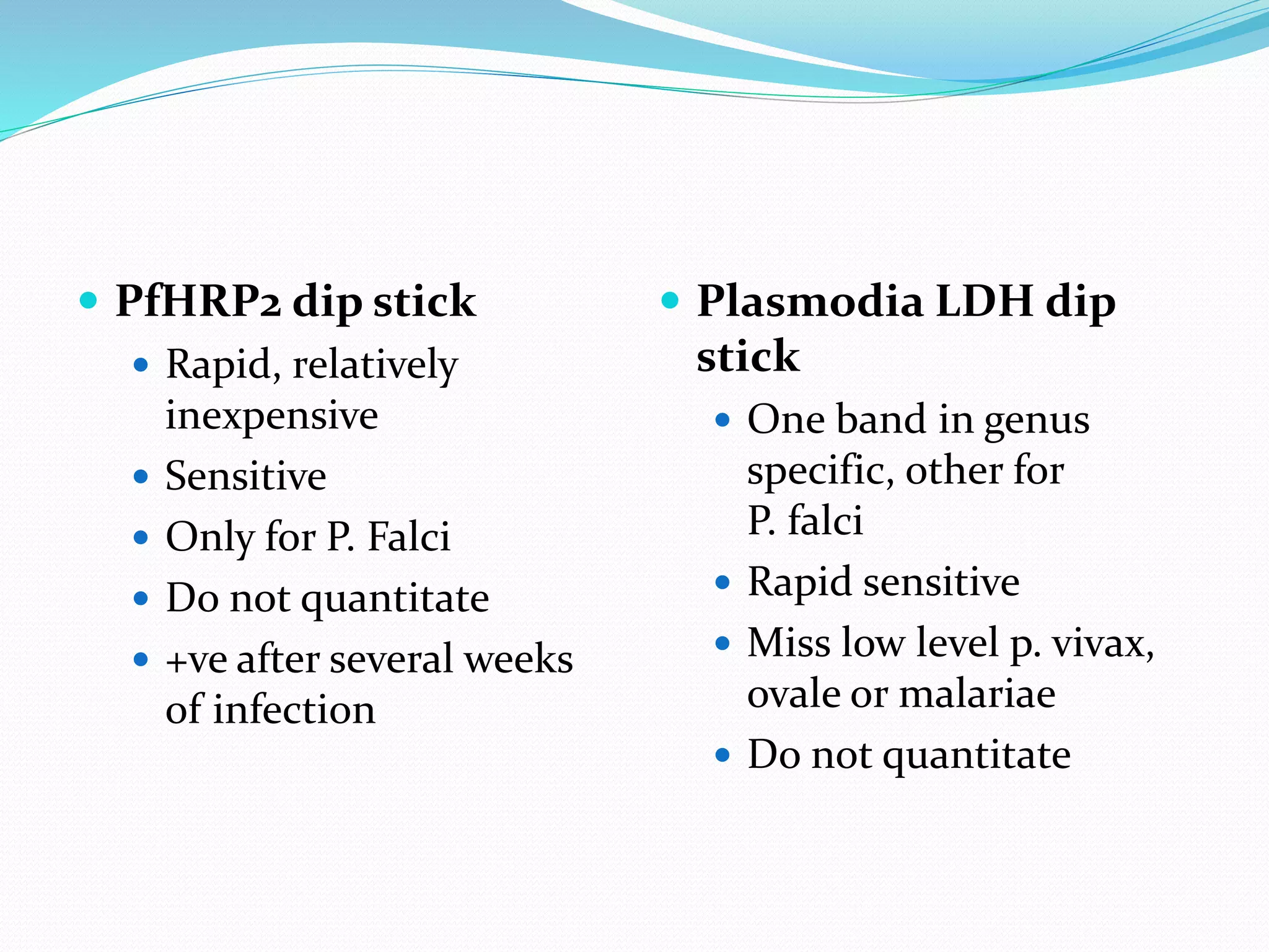DIAGNOSIS AND MANAGEMENT OF MALARIA | PPTX