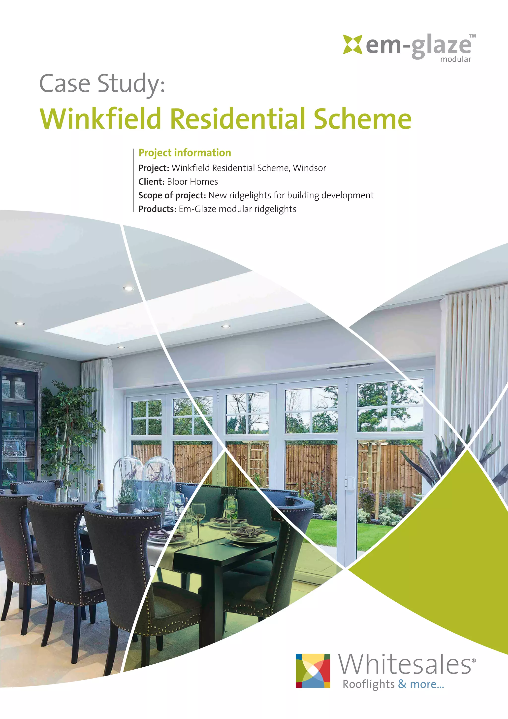 Winkfield Housing Em-Glaze Modular Ridgelight Case Study | PDF