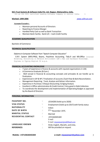 RESUME___Niyaz - Galva | PDF