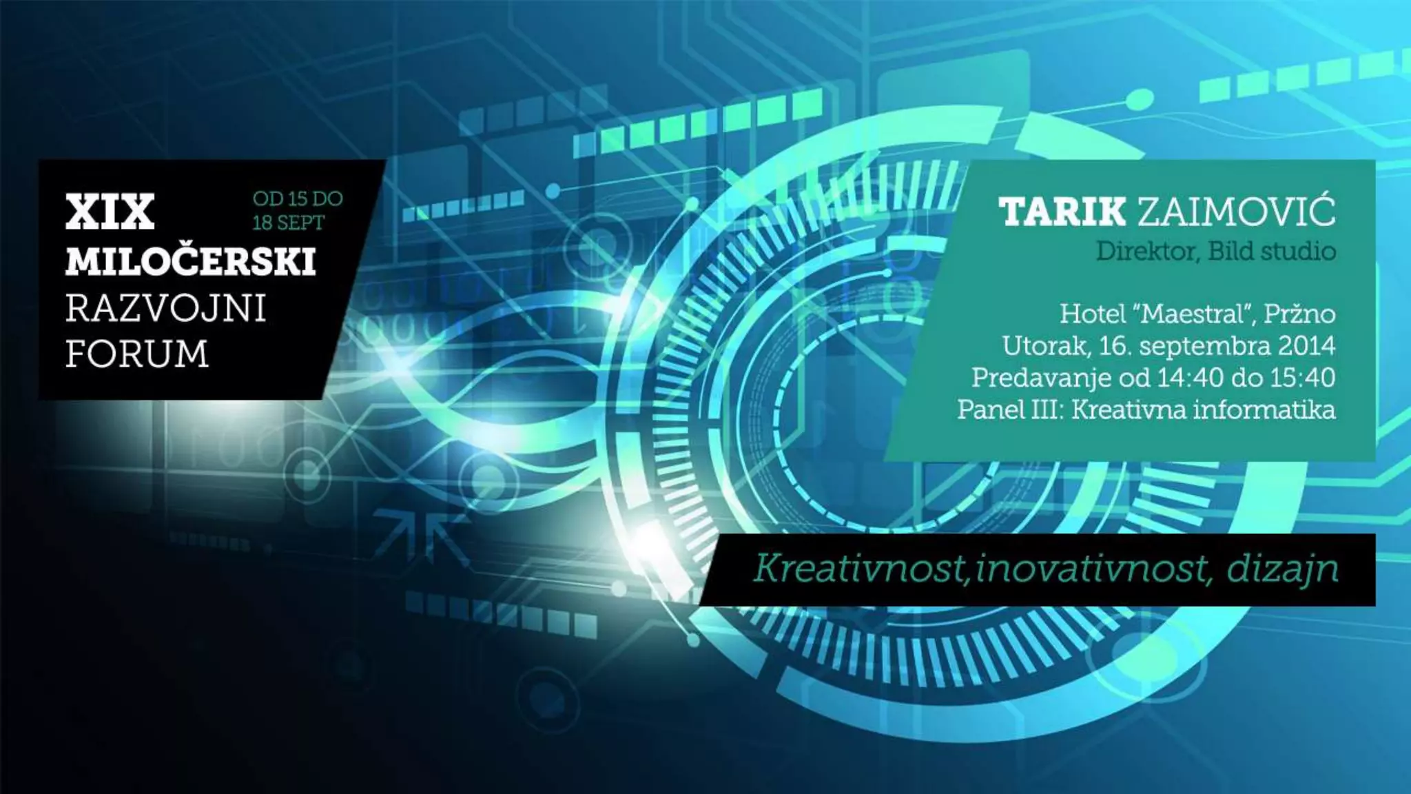 XIX Milocerski razvojni forum - Kreativna informatika | PPTX